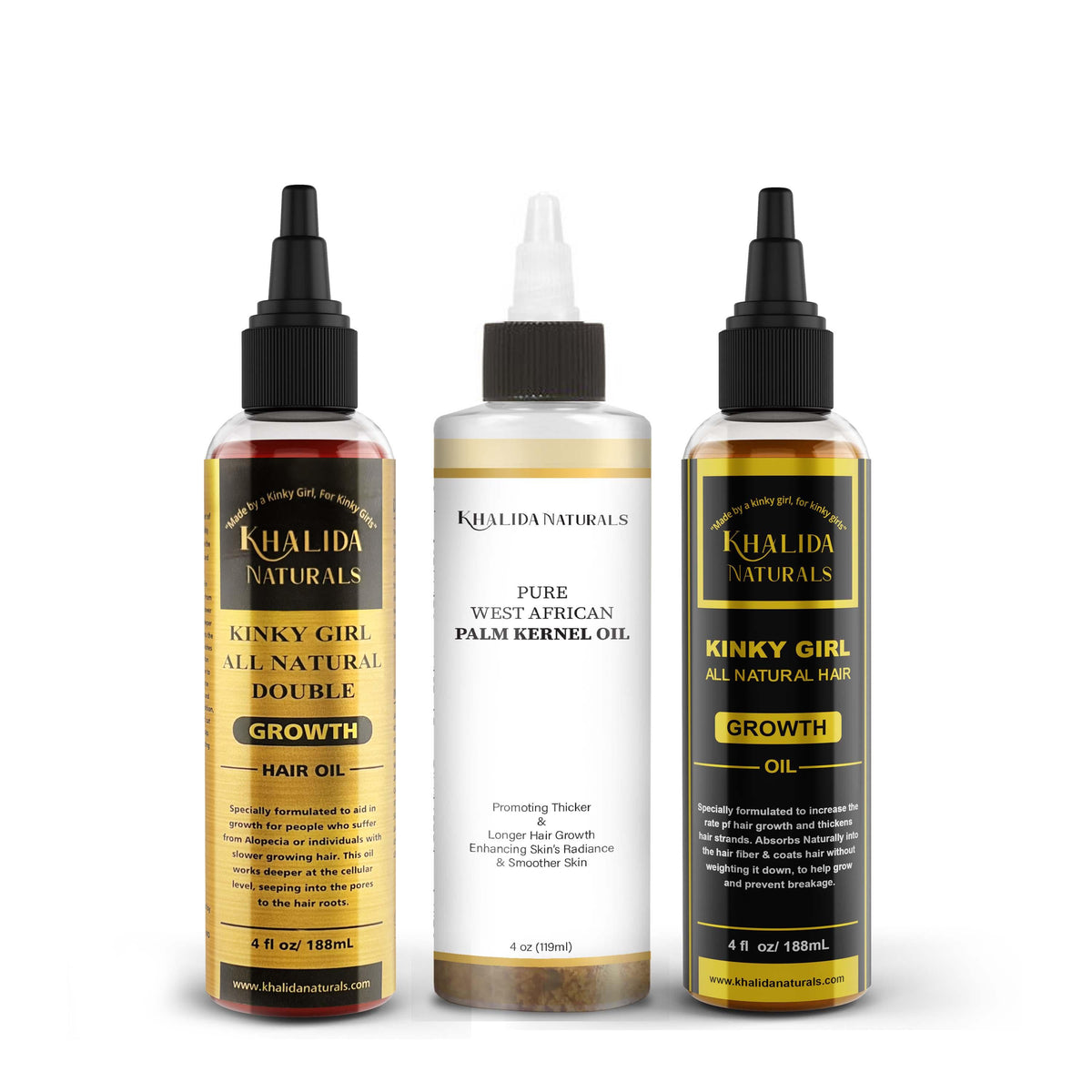 Triple Growth Power Pack | KhalidaNaturals